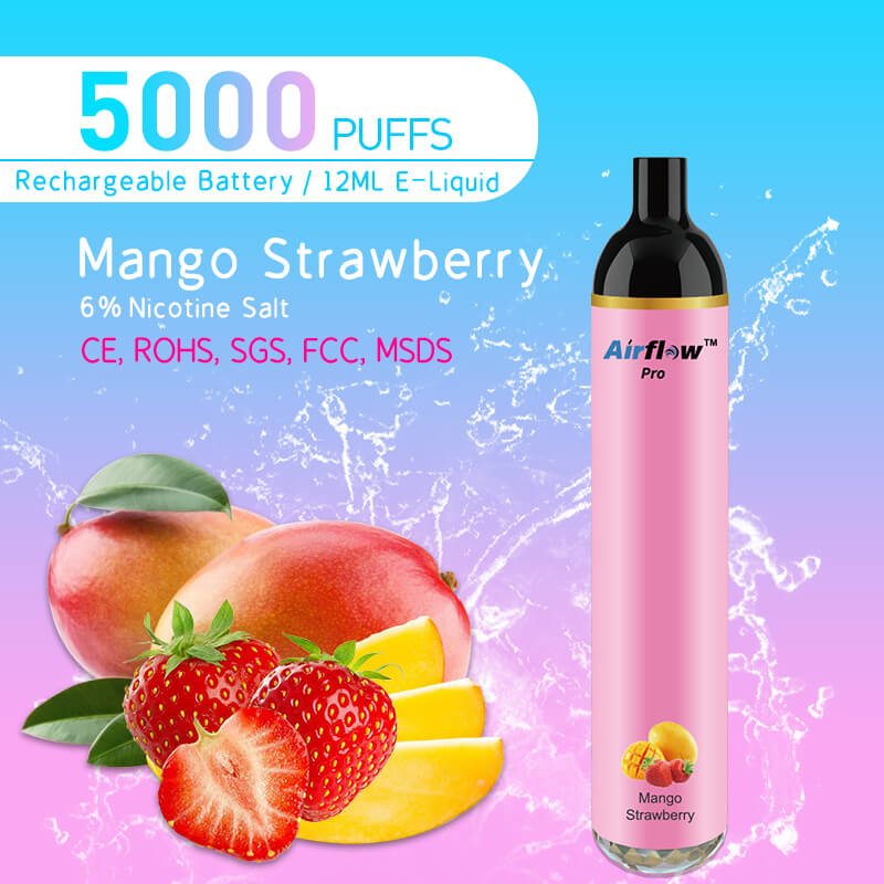 5000puffs Air Flow Pro Disposable Vape Pen - RabbitVape
